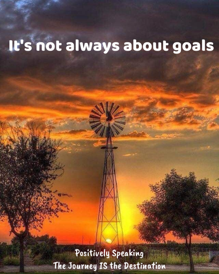 To GOAL or not to GOAL – Positively Speaking-JR